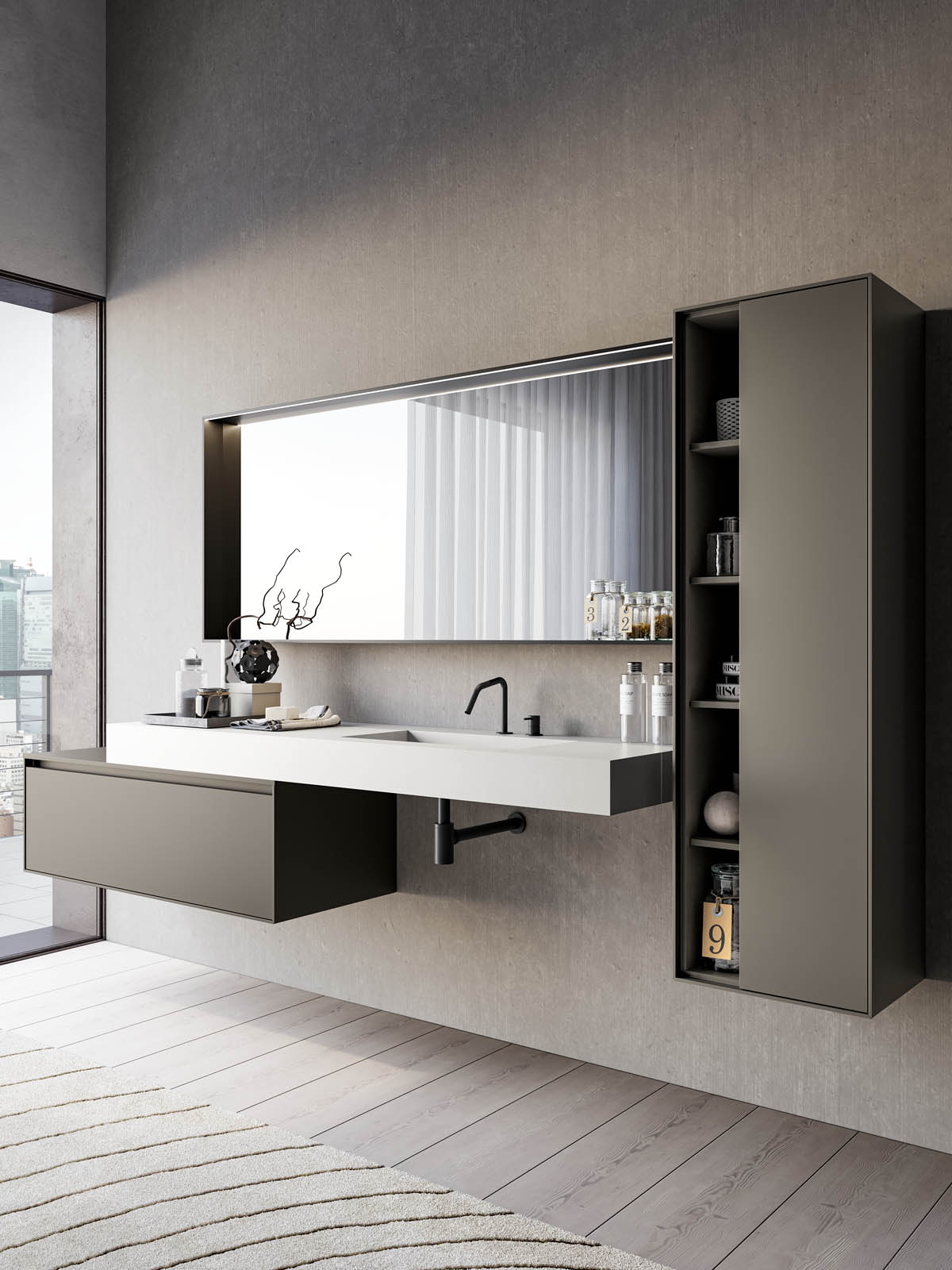 Traccia Collection - Birex bathroom furniture